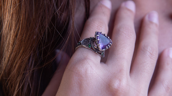Unlocking the Meaning of Amethyst Rings | BlackTreeLab
